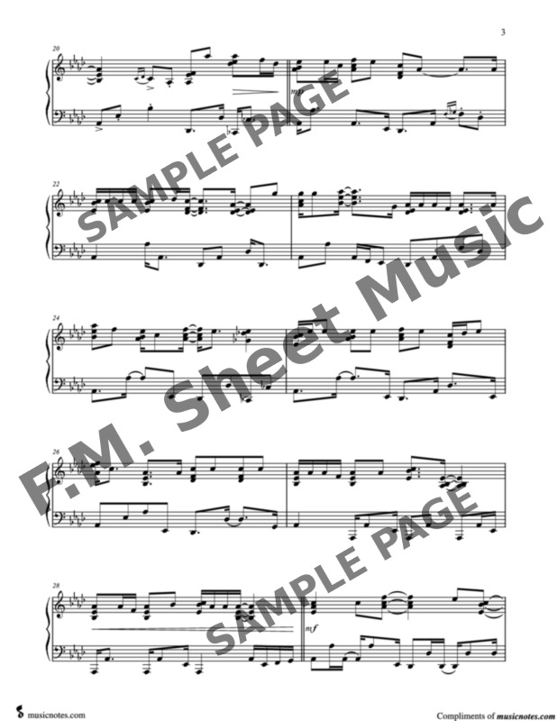 El Scorcho (Advanced Piano) By Weezer - F.M. Sheet Music - Pop Arrangements by Jennifer Eklund